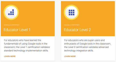 Becoming a Google Certified Educator #GCE Level 1 and Level 2